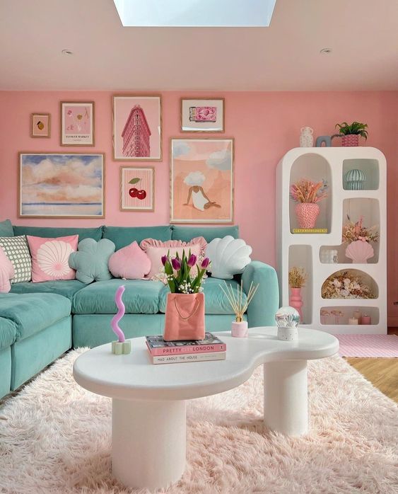 61 Adorable Dopamine Decor Ideas - DigsDigs