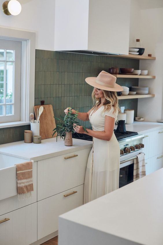 61 Trendy Kitchen Stacked Tile Ideas - DigsDigs