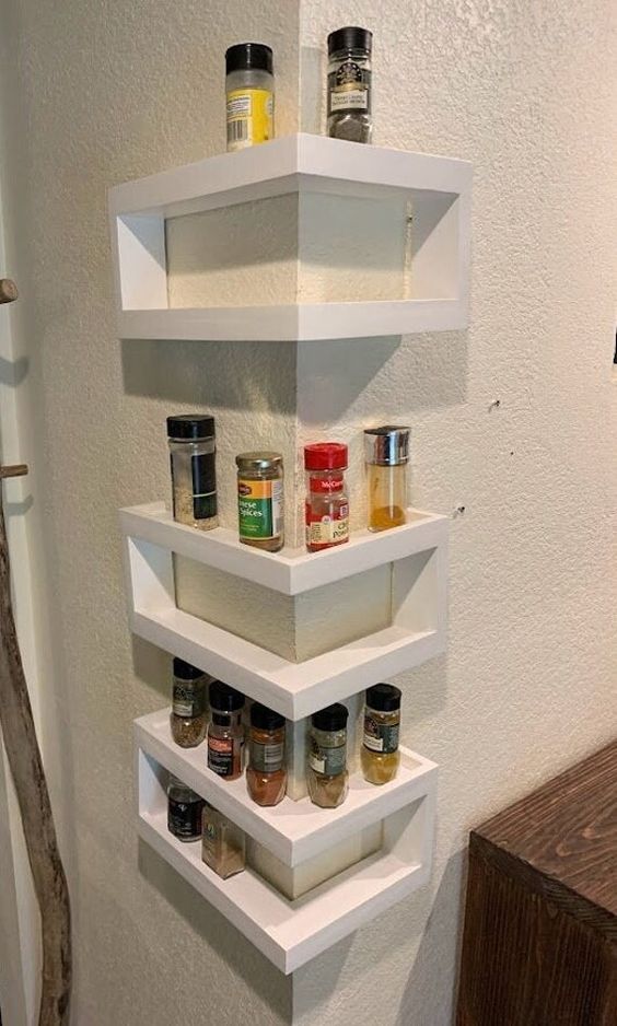 64 Space-Saving Corner Shelves Ideas - DigsDigs