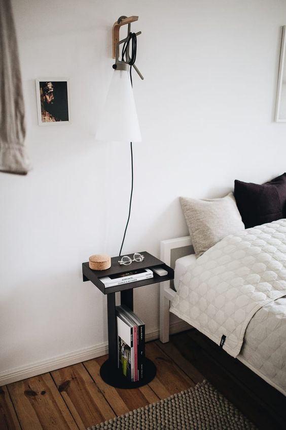 61 Cool And Functional Small Nightstands - DigsDigs