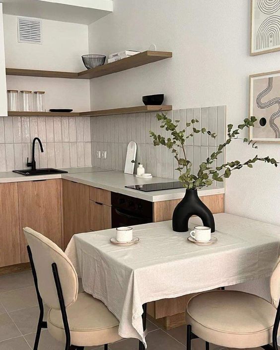 61 Trendy Kitchen Stacked Tile Ideas - DigsDigs