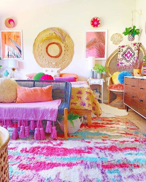 61 Adorable Dopamine Decor Ideas - DigsDigs