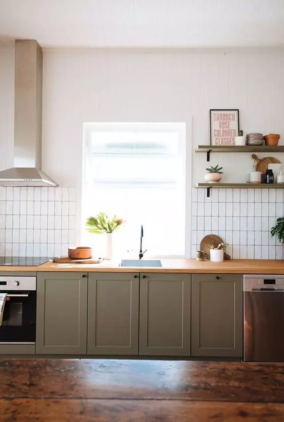 61 Trendy Kitchen Stacked Tile Ideas - DigsDigs