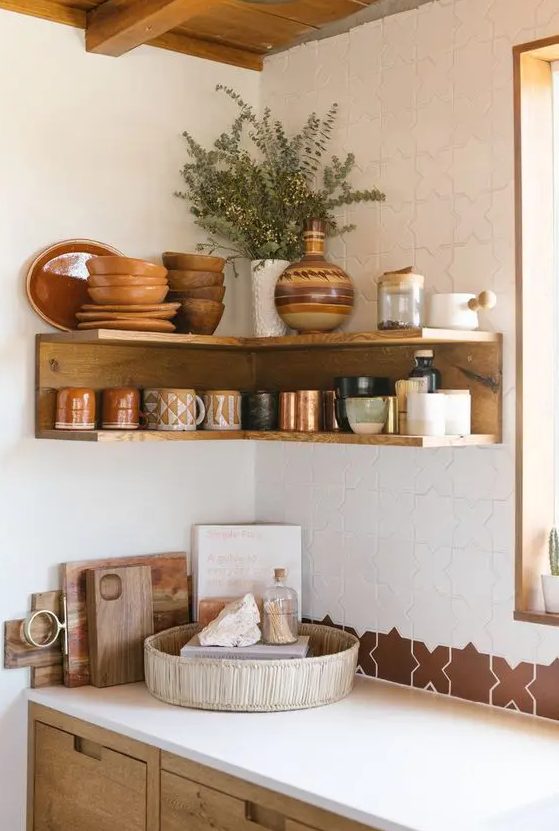 64 Space-Saving Corner Shelves Ideas - DigsDigs