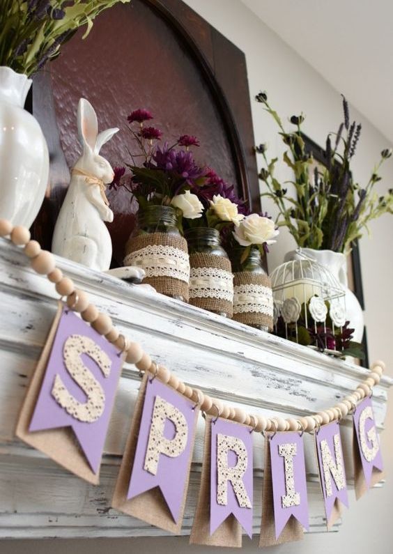 49 Cute Spring Garlands, Banners And Buntings - DigsDigs