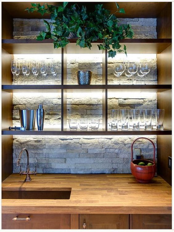 27 Stylish Basement Bar Décor Ideas - DigsDigs