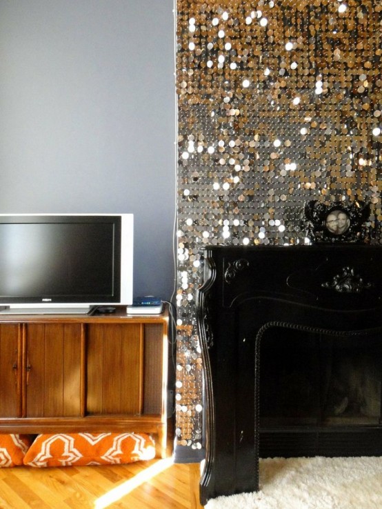 Adding Glam Touches: 31 Sequin Home Decor Ideas - DigsDigs