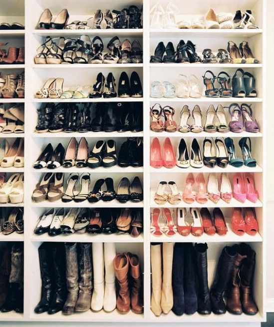 41 Adorably Practical Ideas To Organize Shoes In Your Home - DigsDigs