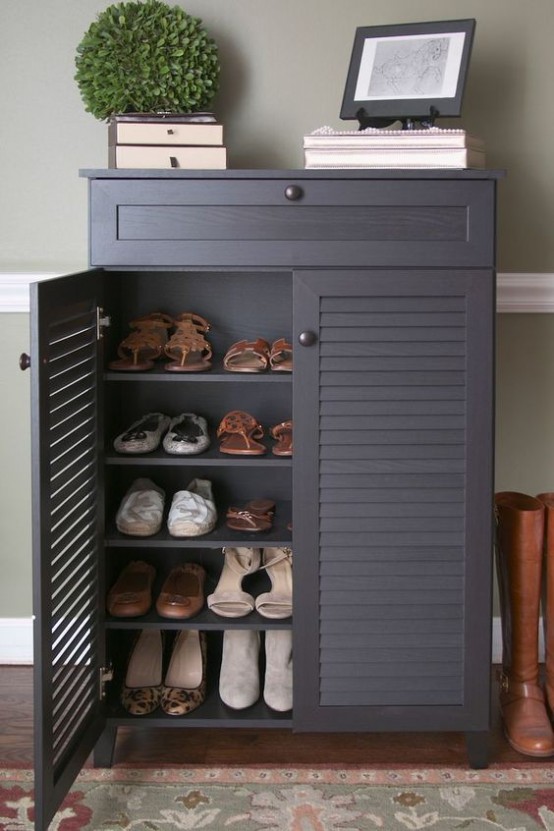 41 Adorably Practical Ideas To Organize Shoes In Your Home - DigsDigs