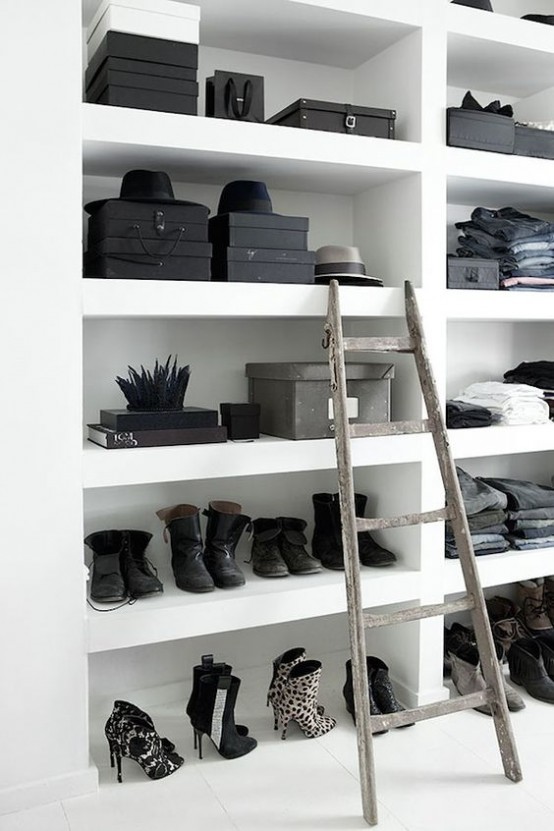 41 Adorably Practical Ideas To Organize Shoes In Your Home - DigsDigs
