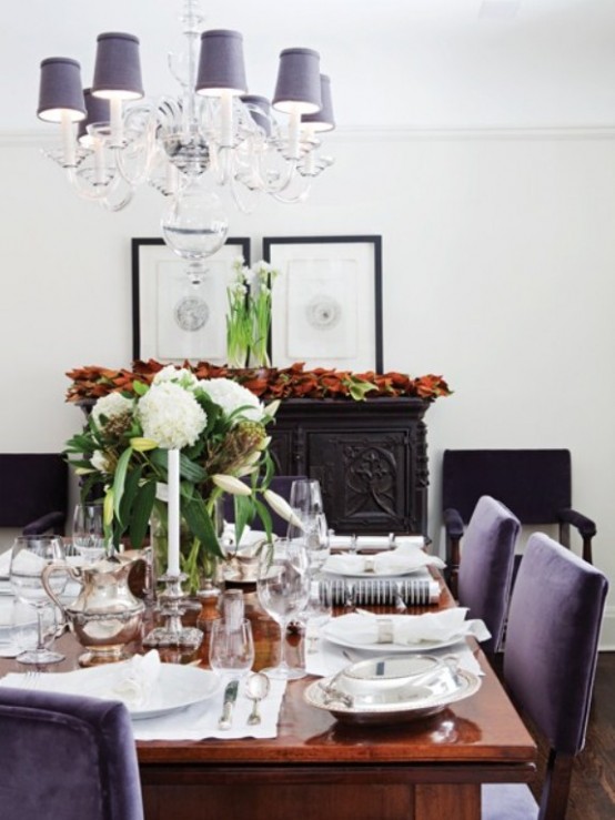 63 Amazing Christmas Table Decorations - DigsDigs