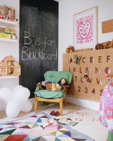 33 Awesome Chalkboard Décor Ideas For Kids’ Rooms - DigsDigs