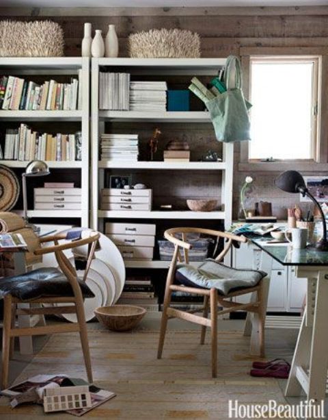 43 Beach-Inspired Home Office Designs - DigsDigs