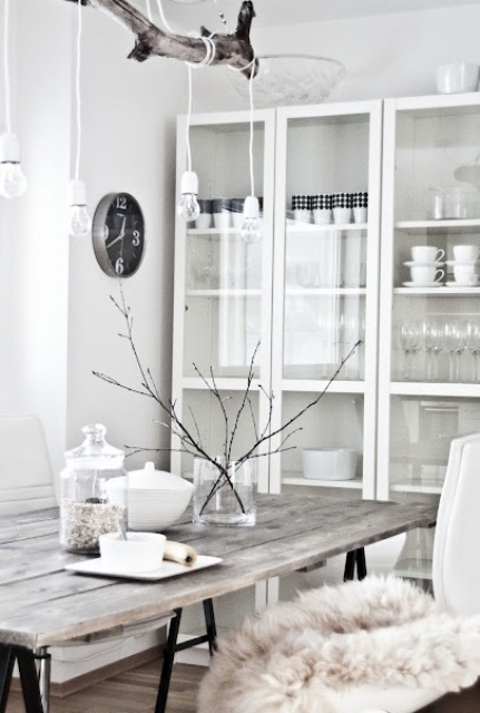 57 Beautiful Neutral Dining Room Designs - DigsDigs