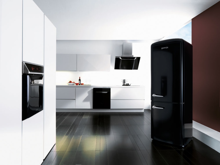 New Contemporary Retro Refrigerator by Gorenje - DigsDigs