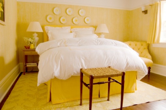 Banana Mood: 27 Yellow Dipped Room Designs - DigsDigs