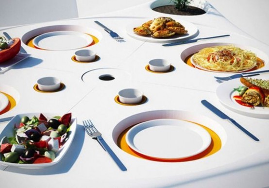 Bye Bye Wind Table For Meals Outdoors - DigsDigs