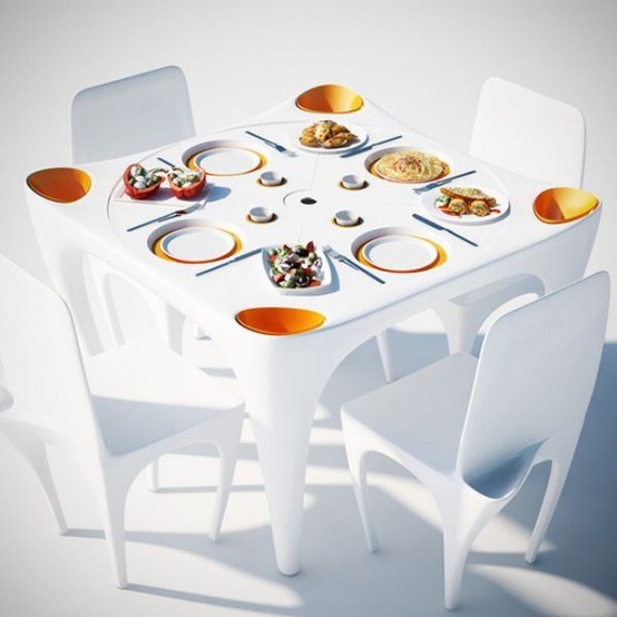 Bye Bye Wind Table For Meals Outdoors - DigsDigs