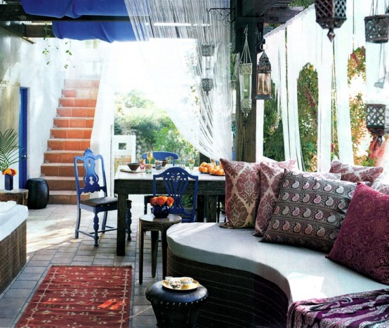 75 Charming Morocco-Style Patio Designs - DigsDigs