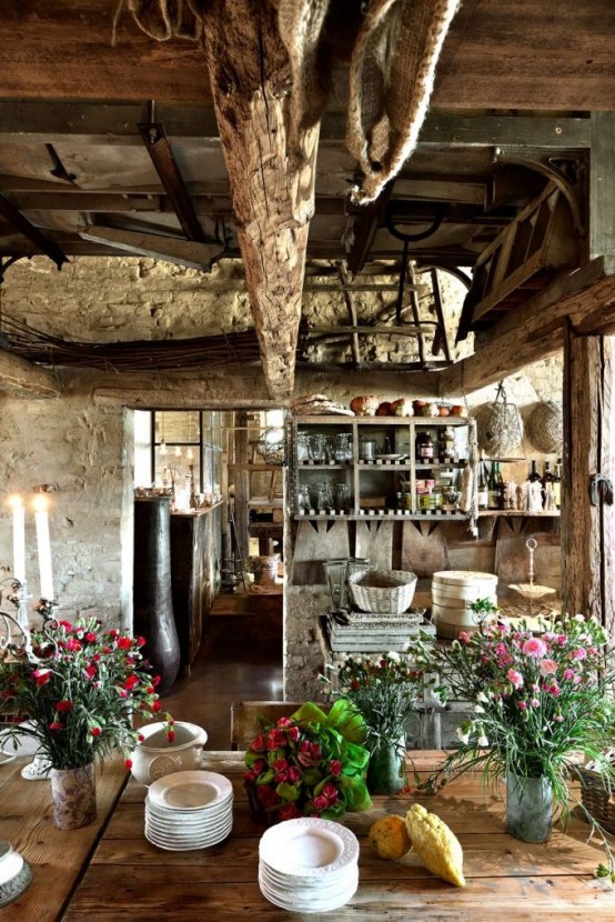 35 Charming Provence-Styled Kitchens You’ll Never Want To Leave - DigsDigs