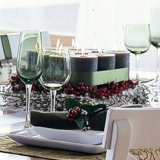 75 Charming Winter Centerpieces - DigsDigs