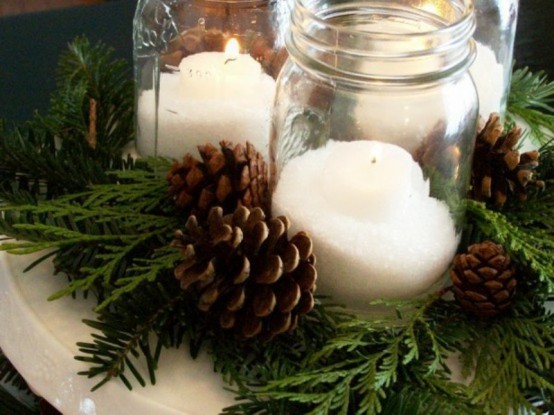 75 Charming Winter Centerpieces - DigsDigs