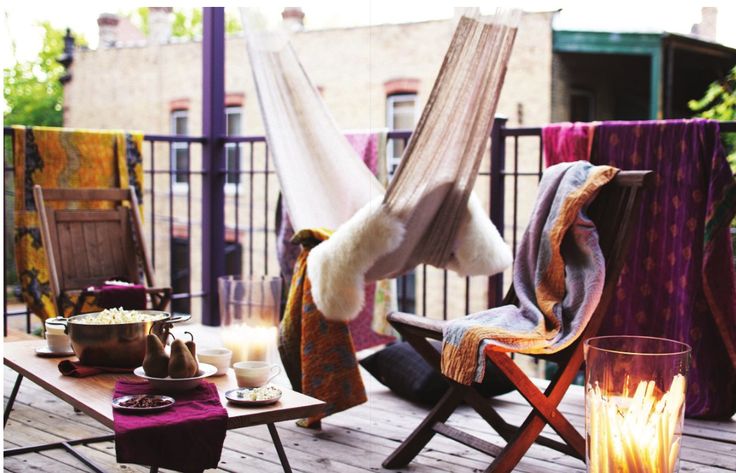 24 Colorful Boho Chic Balcony Décor Ideas | DigsDigs