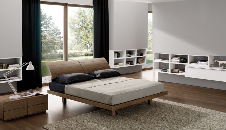 Contemporary Bedroom Layouts with MisuraEmme's Beds - DigsDigs