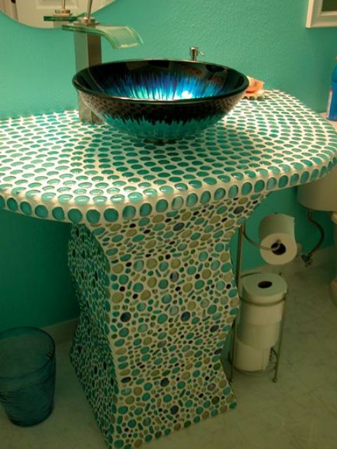 26 Cool And Creative Sink Stands For Any Bathroom - DigsDigs