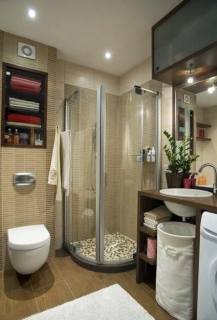 26 Cool And Stylish Small Bathroom Design Ideas - DigsDigs 26 Cool And Stylish Small Bathroom Design Ideas - DigsDigs