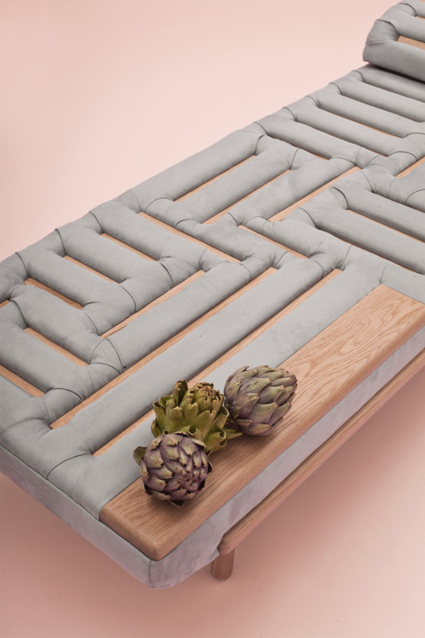 Cool Lounge Made With A Traditional Upholstery Technique - DigsDigs