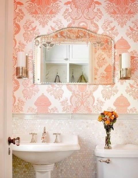 70 Delicate Feminine Bathroom Design Ideas - DigsDigs