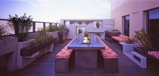 Elegant Apartment With Amazing Terrace Design - DigsDigs