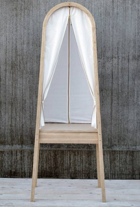 Exquisite Time Flies Desk With A Fabric Canopy - DigsDigs