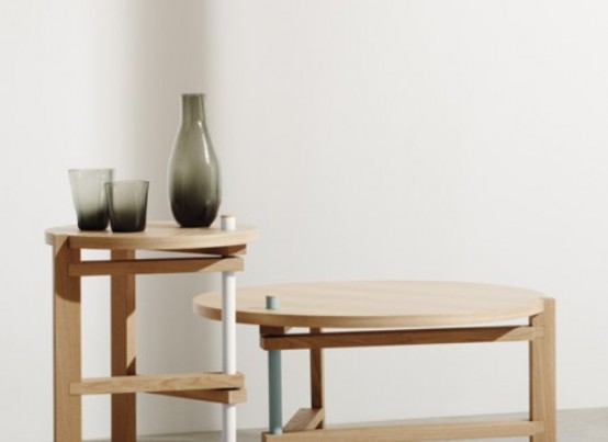 Functional Three-Legged Tables With Minimal Aesthetics - DigsDigs