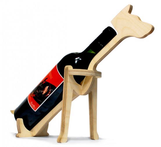 Funny Animal Wine Racks By Conte Bleu - DigsDigs