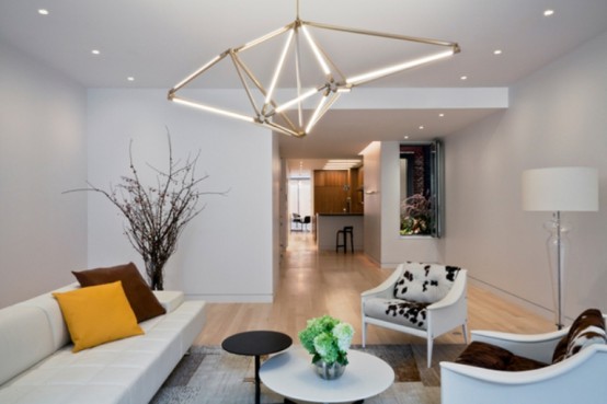 Futuristic Geometric LED Light Structure - DigsDigs