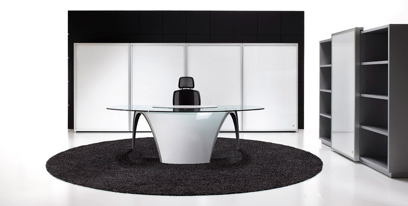Futuristic Desks for Home Office – Luna By Uffix - DigsDigs