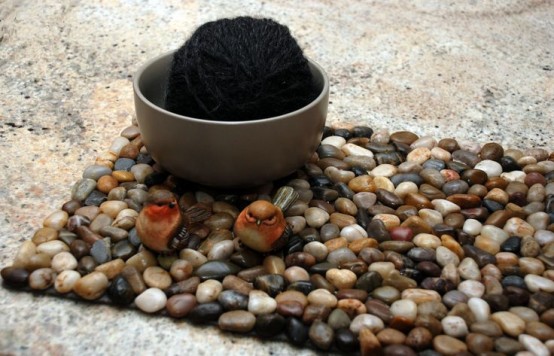 How To Incorporate Pebbles Into Your Home Décor: 28 Ideas - DigsDigs