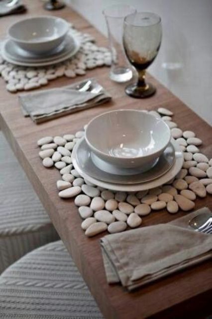 How To Incorporate Pebbles Into Your Home Décor: 28 Ideas - DigsDigs