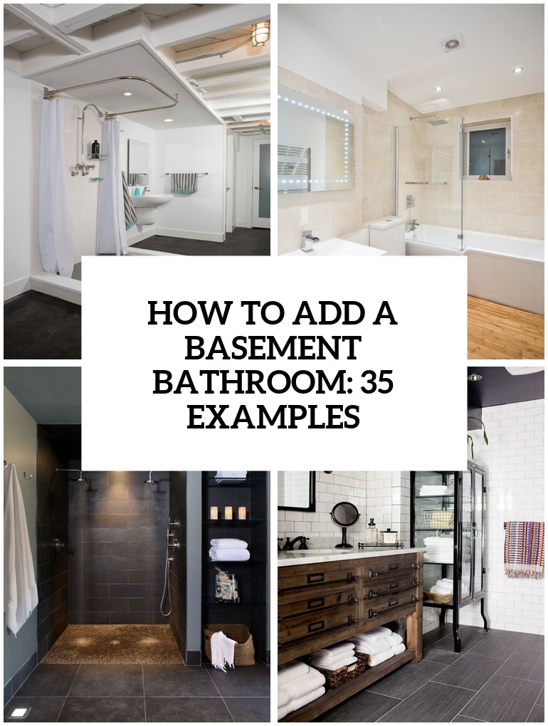 Building A Basement Bathroom From Scratch Image To U