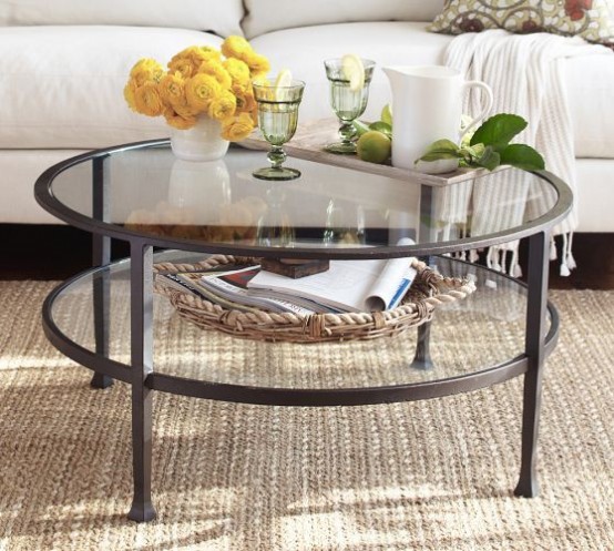 36 Impressive Glass Top Coffee Tables That Inspire - DigsDigs