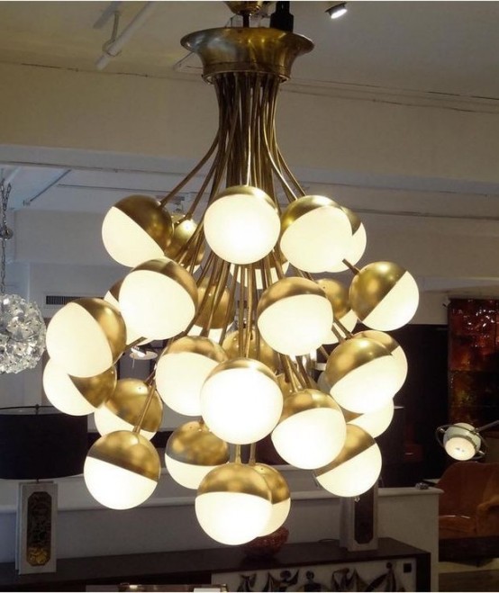 26 Impressive Mid-Century Chandeliers To Make A Statement - DigsDigs