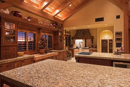 Incredible Barn Mansion Of Wood And Stone In Utah - DigsDigs