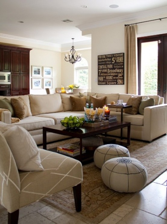 15 Inspiring Beige Living Room Designs - DigsDigs