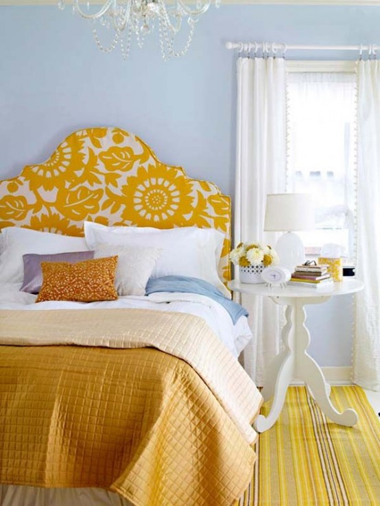 Cheerful Summer Interiors: 49 Inspiring Fresh Summer Bedroom Designs ...