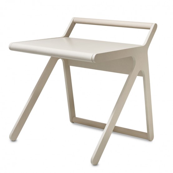 K-Shaped Kids' Desk With A Lid And A Second Surface - DigsDigs