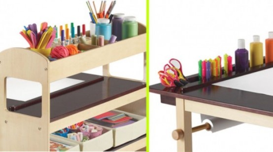 Amazing Kids' Station For DIY Creations - DigsDigs