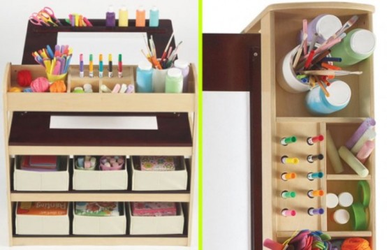 Amazing Kids' Station For DIY Creations - DigsDigs