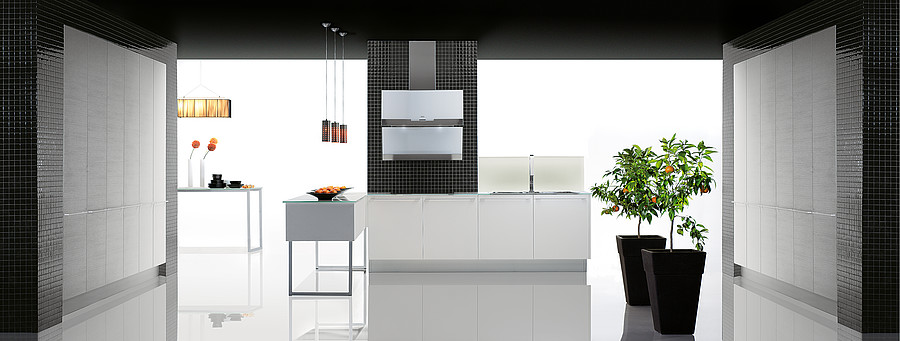 Matrix - Minimalist Kitchen for Narrow Areas by Gabanes - DigsDigs